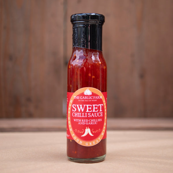 The Garlic Farm - Sweet Chilli Sauce with Red Chilli & Garlic ...