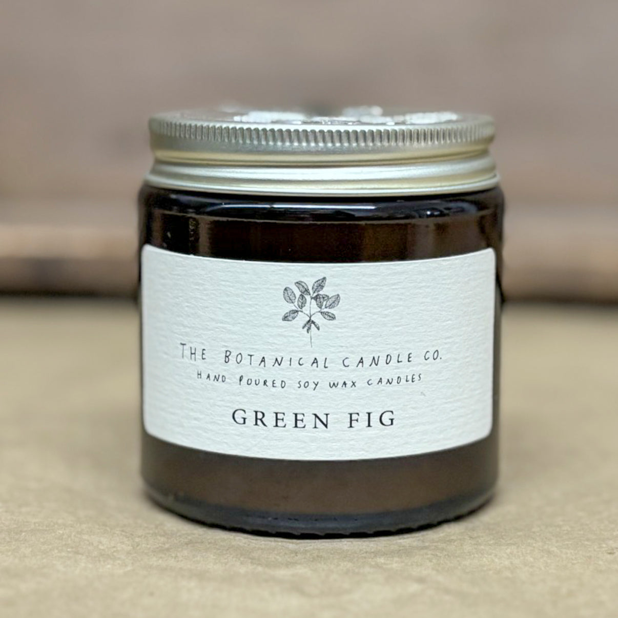 The Botanical Candle Company - Green Fig Candle in Jar – Fluffetts Home