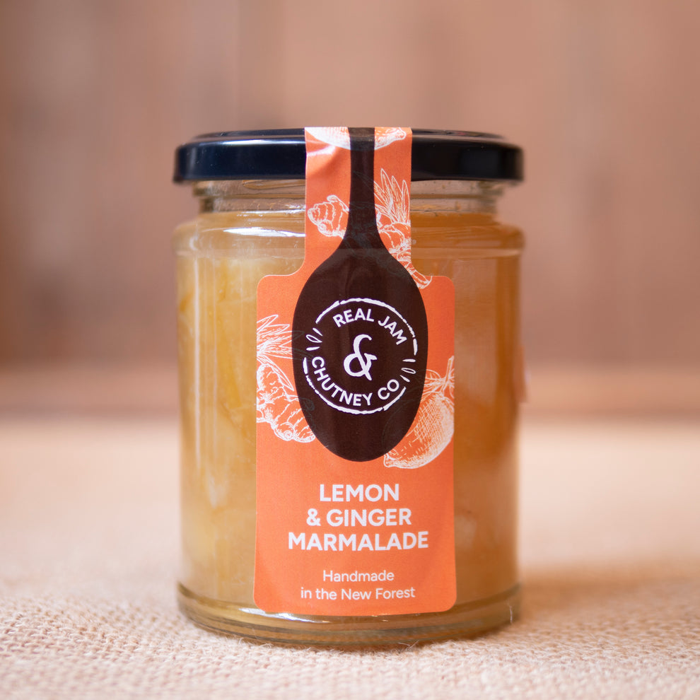 The Real Jam & Chutney Company - Lemon & Ginger Marmalade – Fluffetts Home