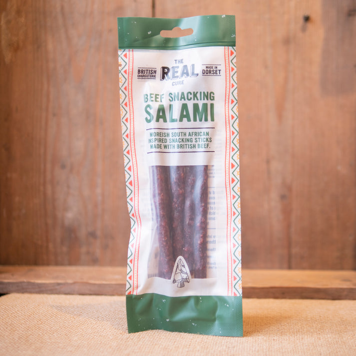 The Real Cure - Beef Snacking Salami Sticks – Fluffetts Home